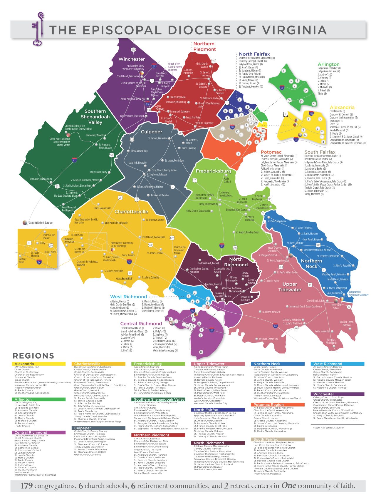 Regions, Deans, & Presidents - The Episcopal Diocese of Virginia