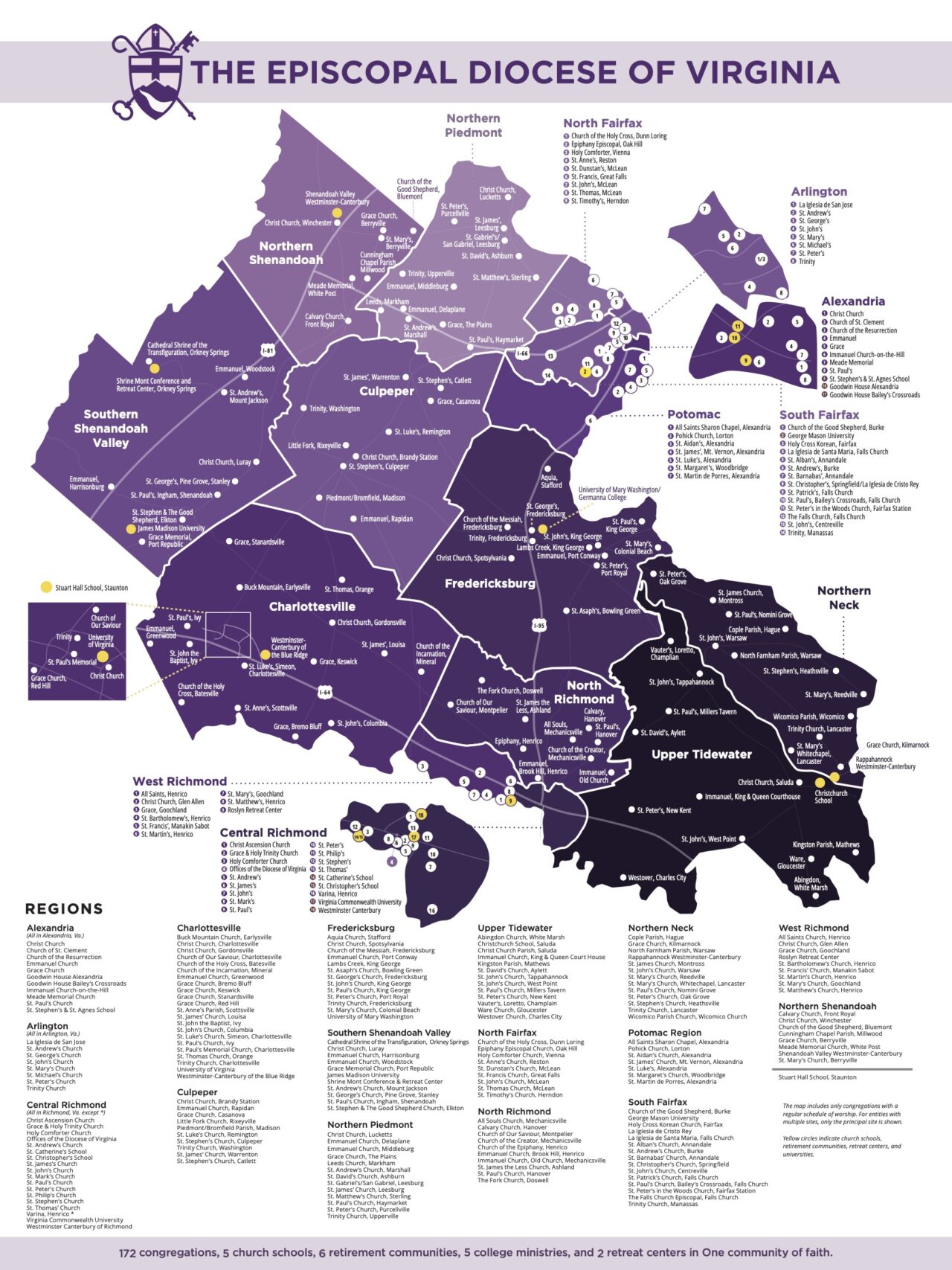 Regions, Deans, & Presidents - The Episcopal Diocese of Virginia