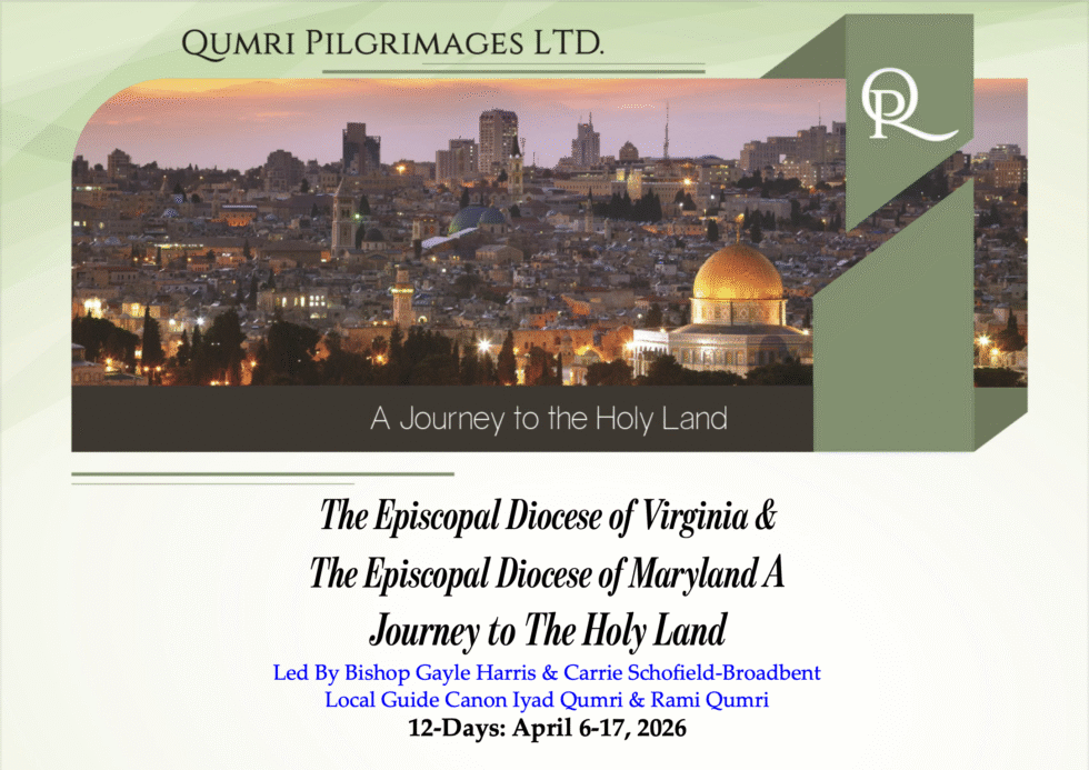 A Journey to The Holy Land - The Episcopal Diocese of Virginia