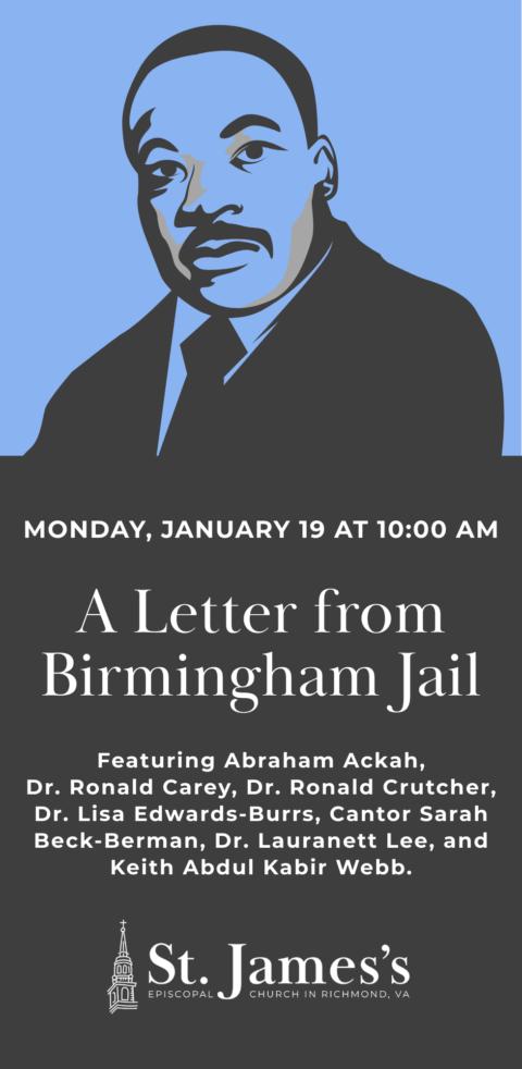 MLK Letter From a Birmingham Jail - The Episcopal Diocese of Virginia